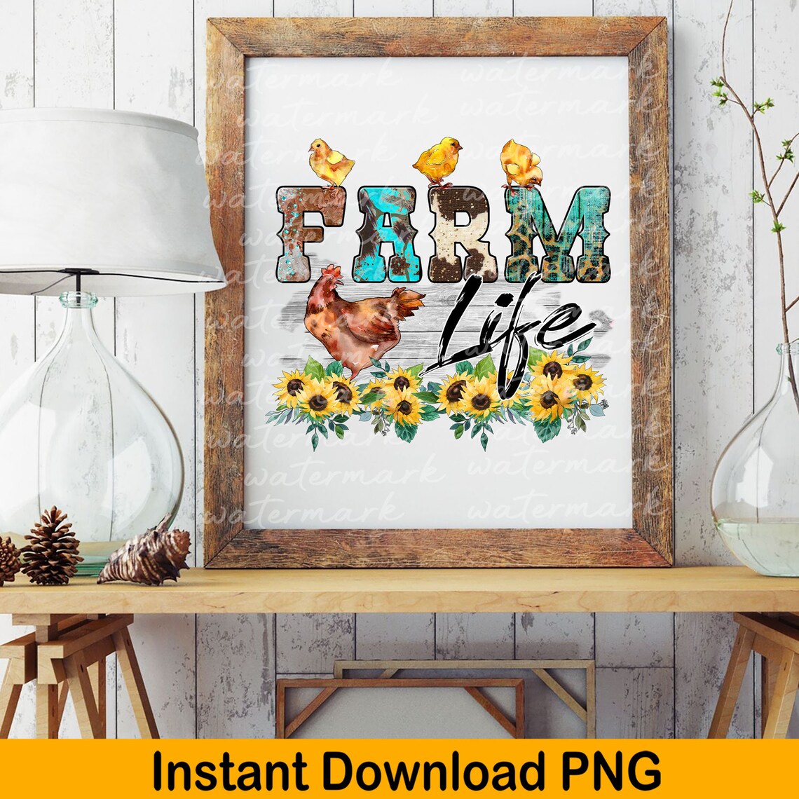 Chicken Png Farm Life Png Farm Life Chicken PNG Sublimation | Etsy