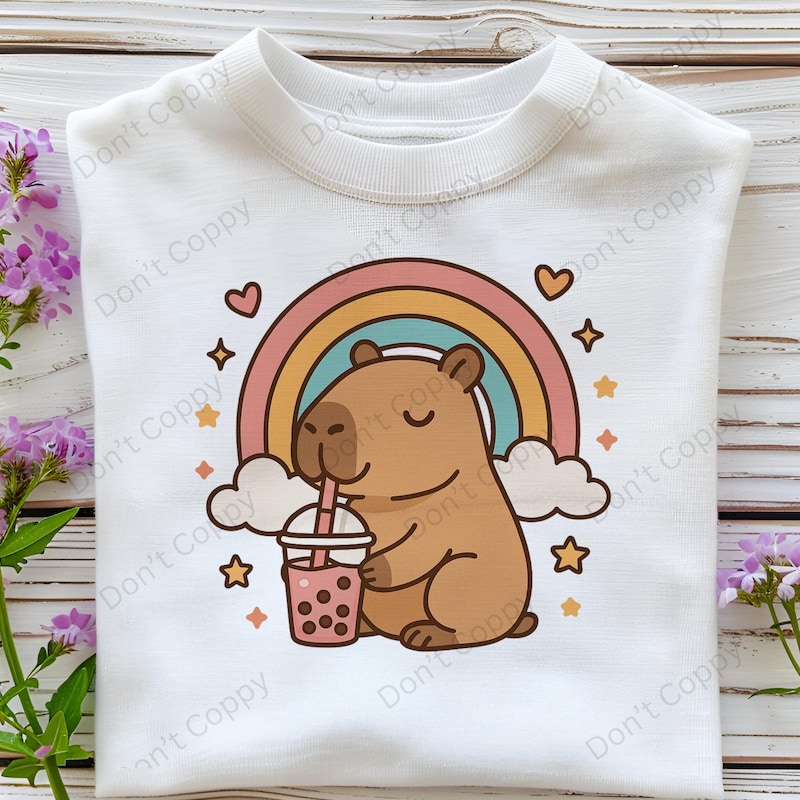 Capybara Boba - Etsy