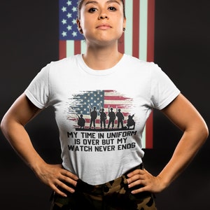 My Time in Uniform is Over but My Watch Never Ends Png, Military Png ...