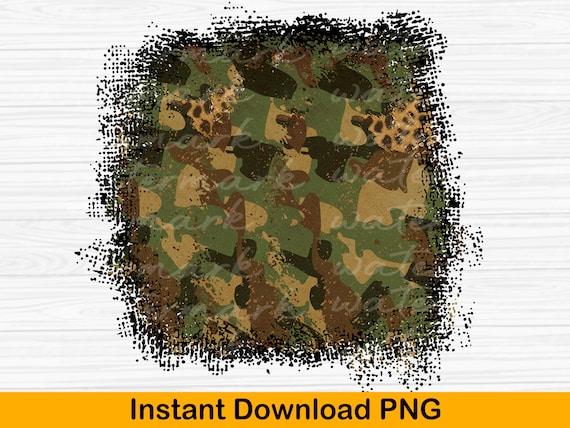 Camo Frame Png Splash Blank Sublimation Design Download - Etsy