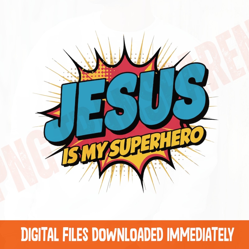 Jesus Superhero - Etsy