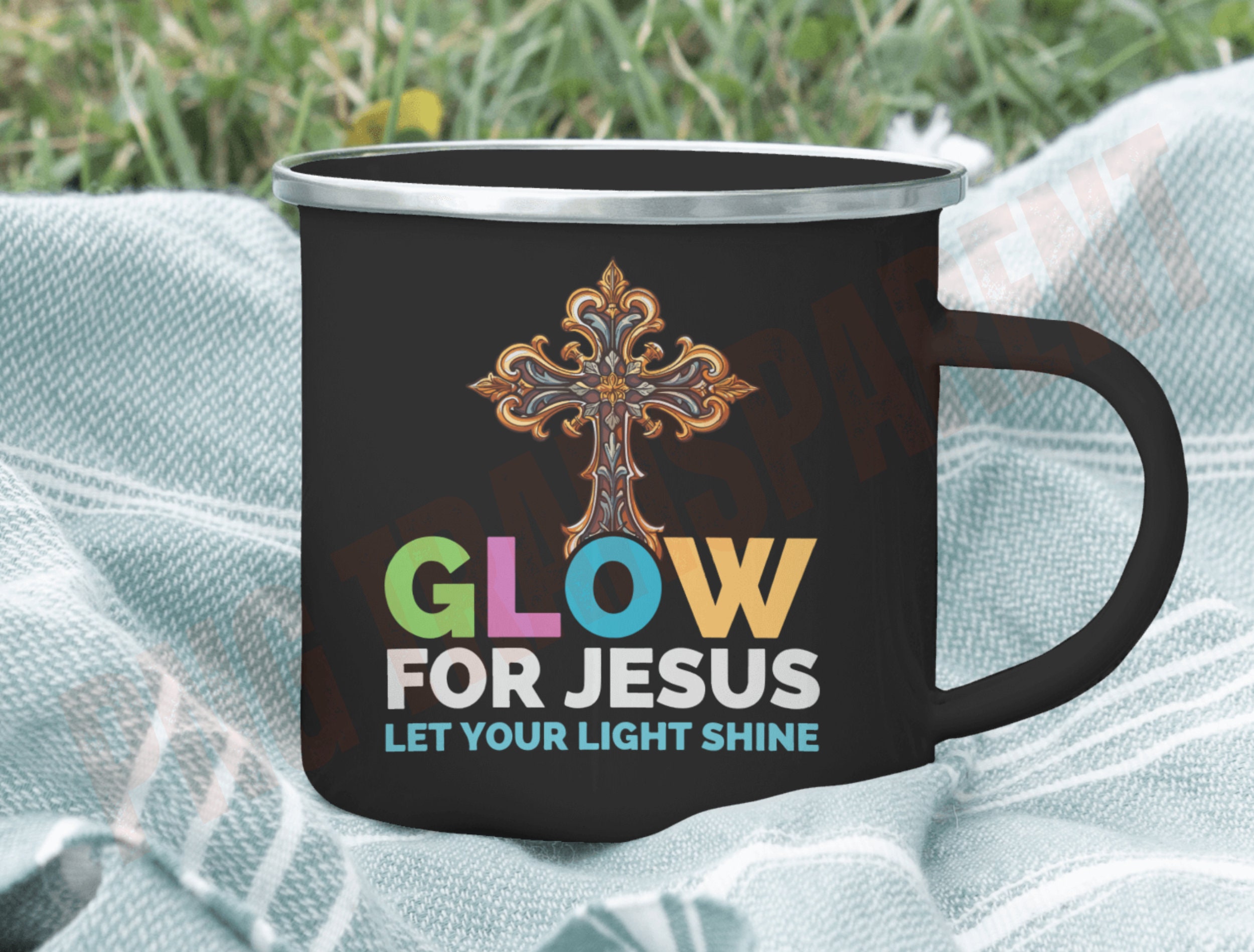 Glow for Jesus PNG: Faith Cross Christian Art (digital Download) - Etsy
