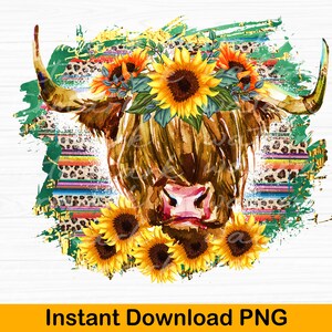 Highland Cow Serape PNG, Cow Png,cowhide PNG, Sublimation Design ...