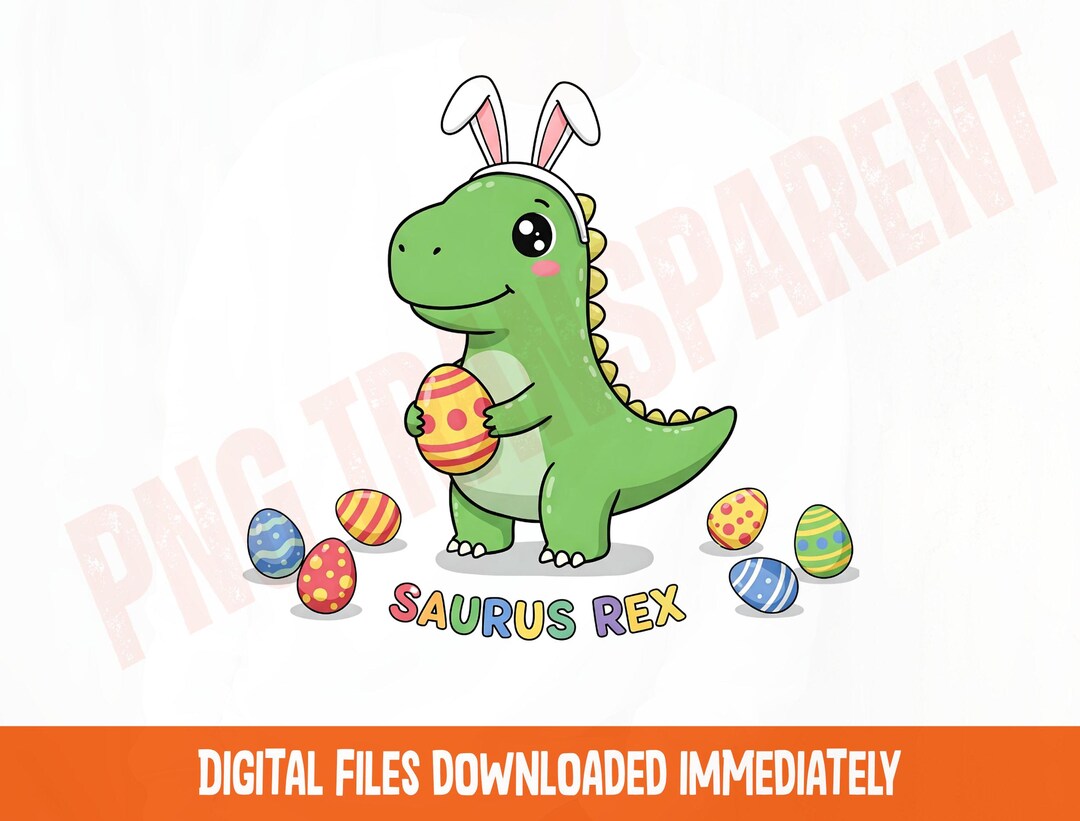 Easter Saurus Rex Png, Dinosaur Png, Easter Png, Funny Easter, Easter ...
