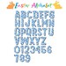 Easter Alphabet Doodle Letters Png Bundle, Bunny Letters Sublimation ...
