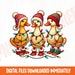 Christmas Ducks Png, Holiday Winter Hat Duck Design, Cute Christmas ...