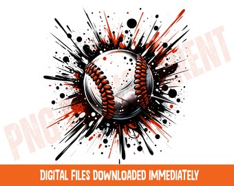 BLUE Splatter Baseball Png, Baseball Png, Baseball Background Png ...