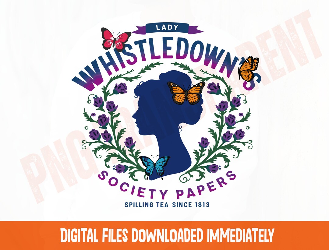 Lady Whistledown's Society Papers Png, Vintage Gossip Png Design ...