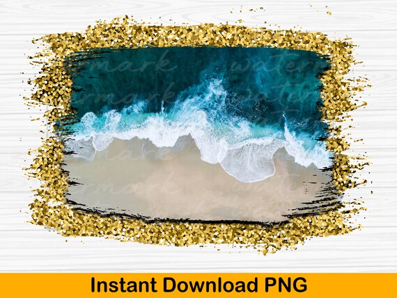 Beach Sublimation Background Png Ocean Background With | Etsy