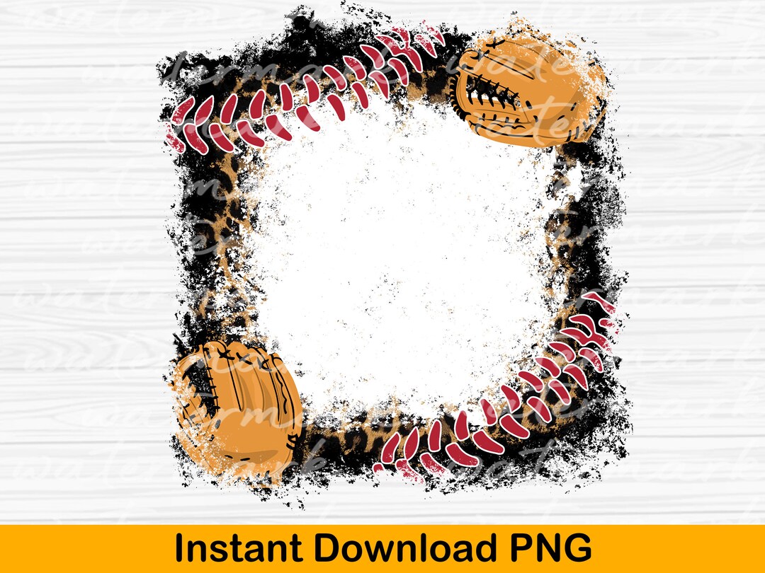 Cheetah Baseball Background Png, Distressed Leopard Baseball Background ...