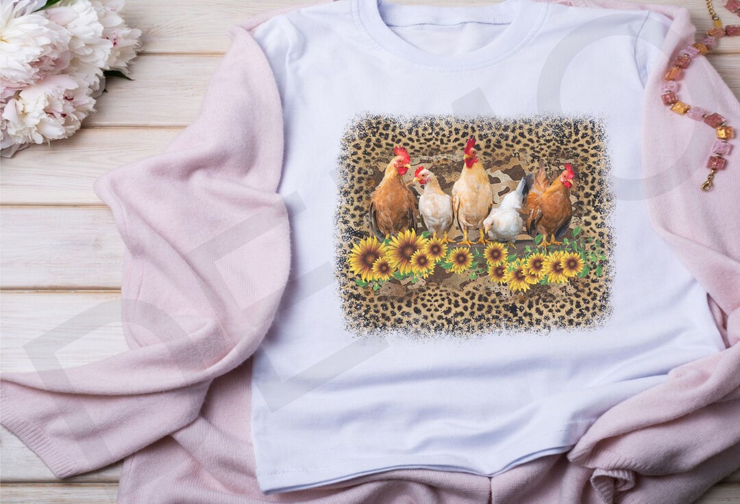 Chicken Sublimation Png Download Farm Animal Sublimation - Etsy