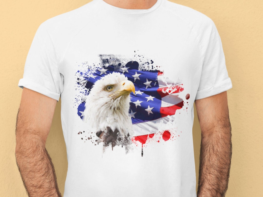 Western American Flag Sublimation, American White Eagle Png, Eagle Png ...