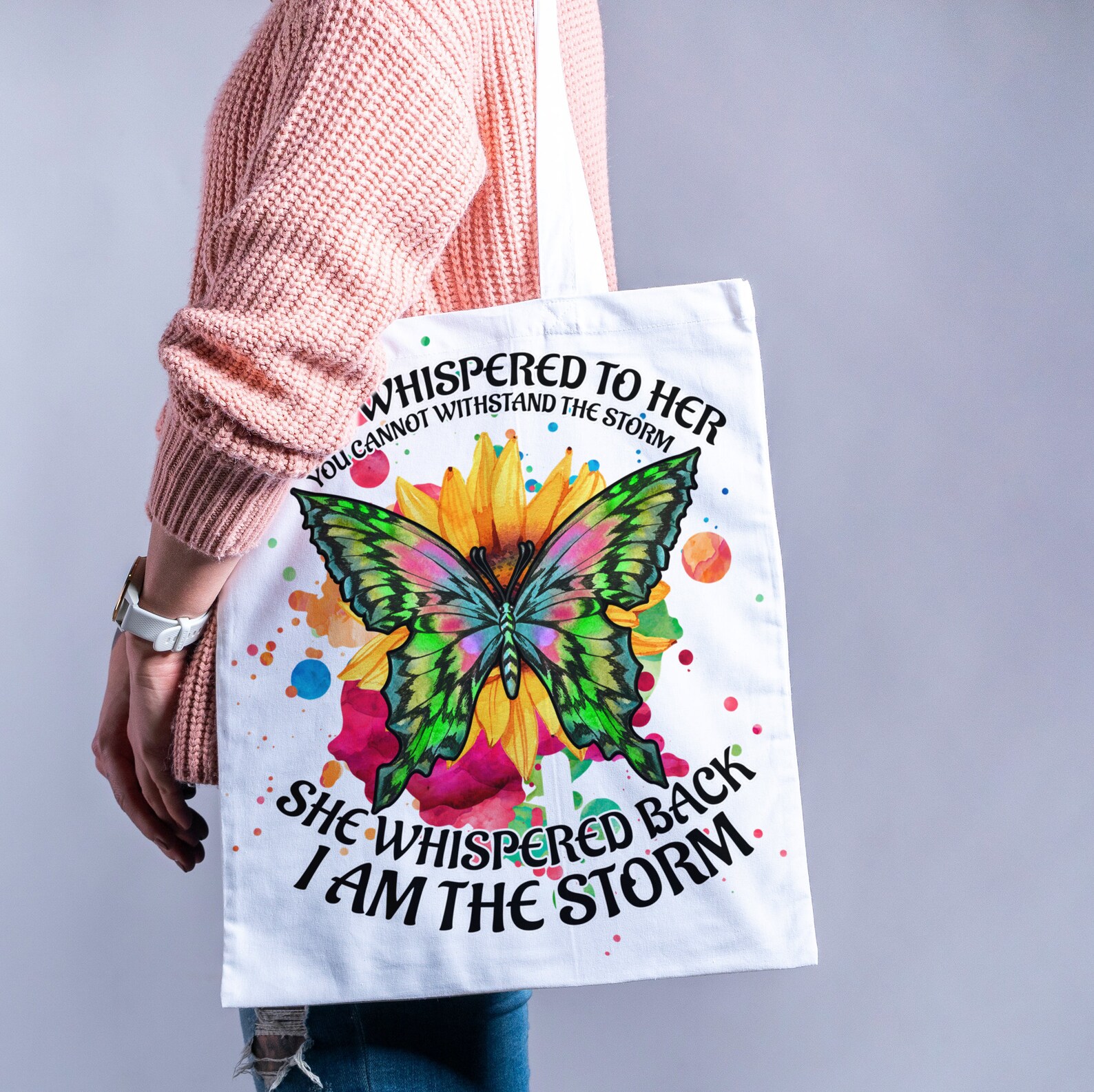 Butterfly Png Strong Woman Png They Whispered to Her You - Etsy