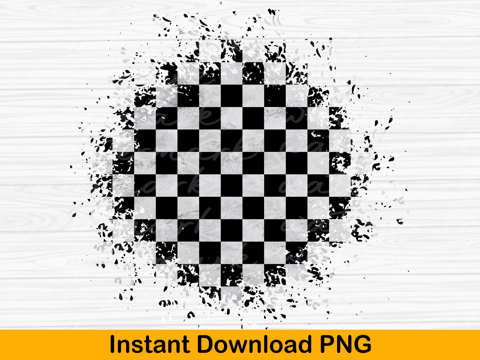 Grunge Checkered Flag Background Checkered Backsplash Png - Etsy