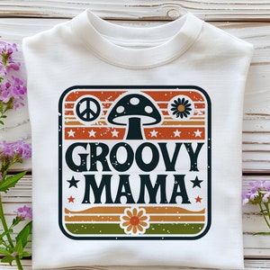 Groovy Mama PNG, 70s Sublimation, Retro Mom Png, Quirky 70s PNG Download, Fun Groovy Mom Png for ...