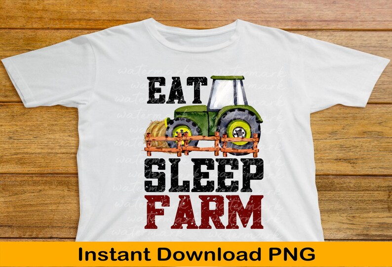Farmer Png Eat Sleep Farm Design Farming Png Farmer Life - Etsy