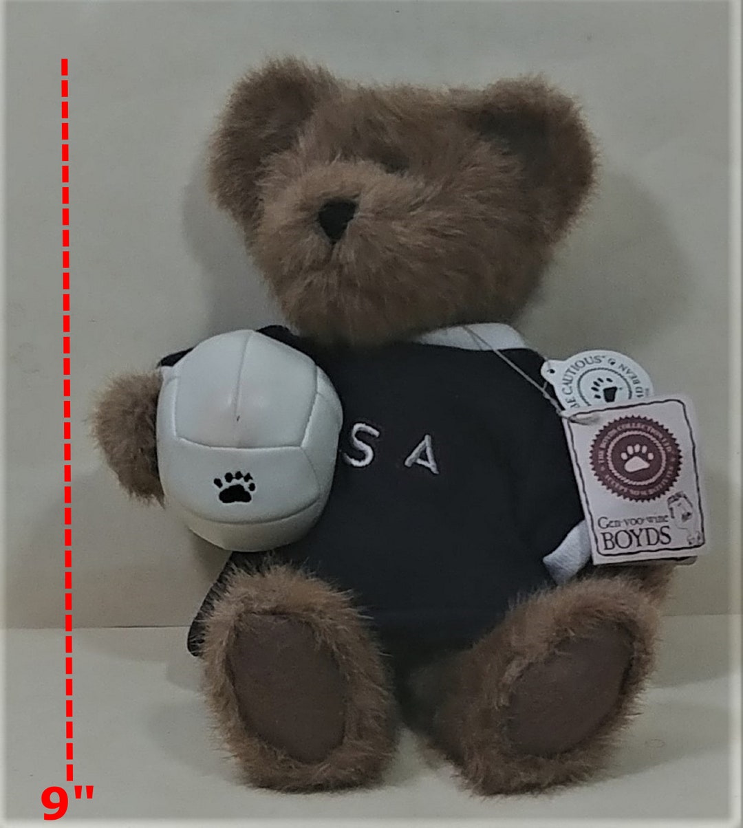 Plush Bear (5): Vintage -rare 9" Boyed Bear-s A (san Antonio) Team-the ...