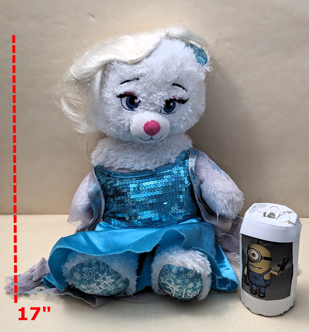 Plush Toys: Build A Bear 17" Elsa Disney Princess Frozen White Plush ...