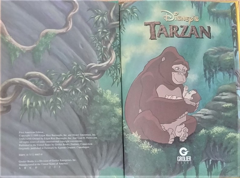 Kid Books: Disney's Tarzan (disney's Wonderful World of Reading)-first ...
