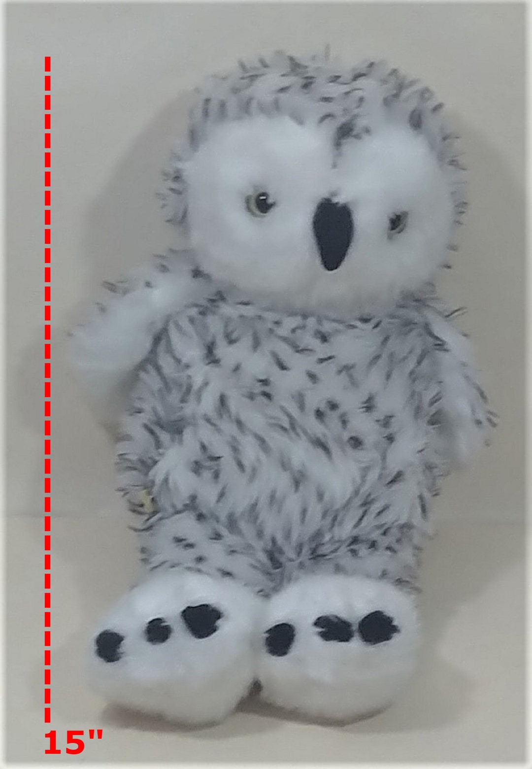 Plush Toys: Build A Bear (10) 16-inch White SNOWY OWL Stuffed Rotates ...