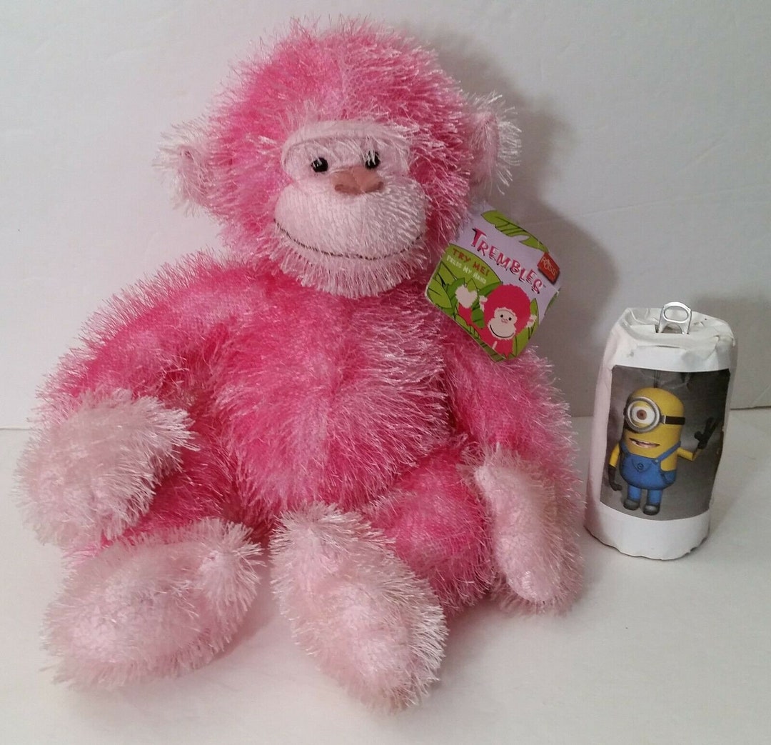 TOY-PLUSH ANIMALS 14 Pink Chimpanzee / New With - Etsy UK