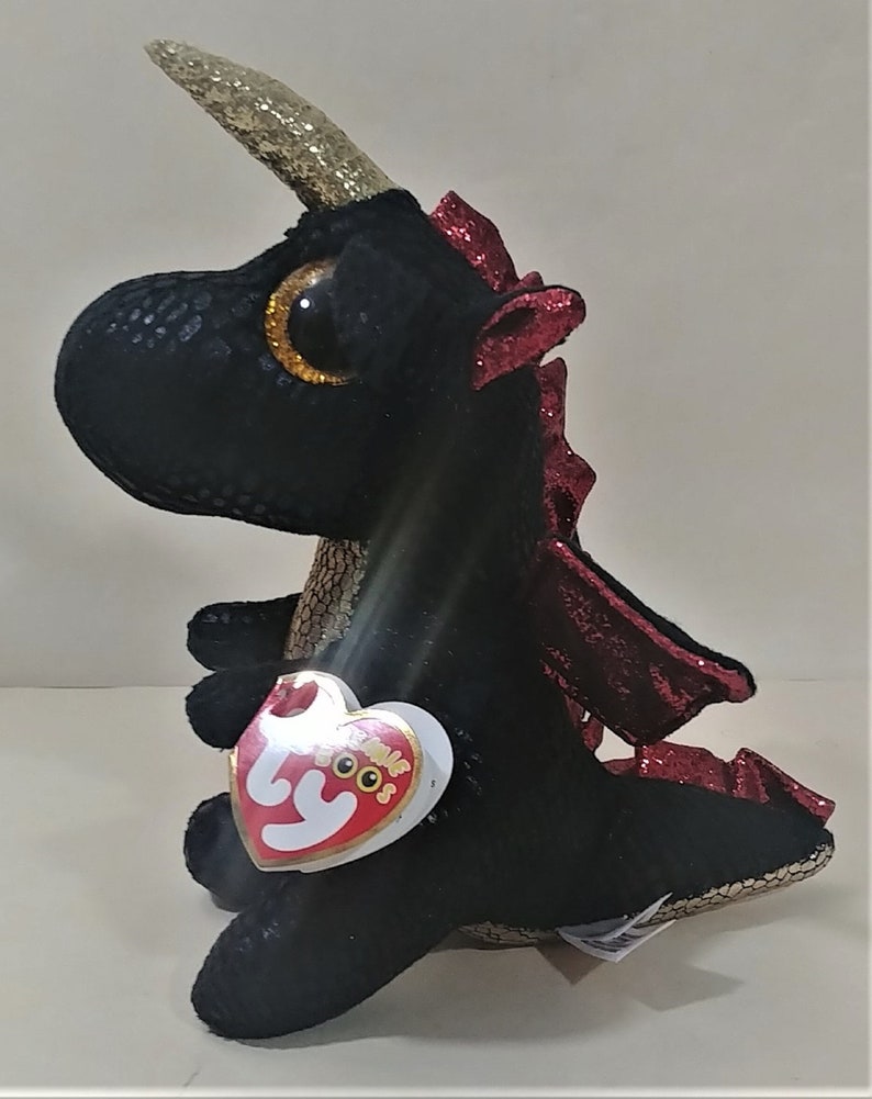 Ty Beanie Boos: 6" GRINDAL Unicorn Dragon Plush Animal Toy- With Swing ...
