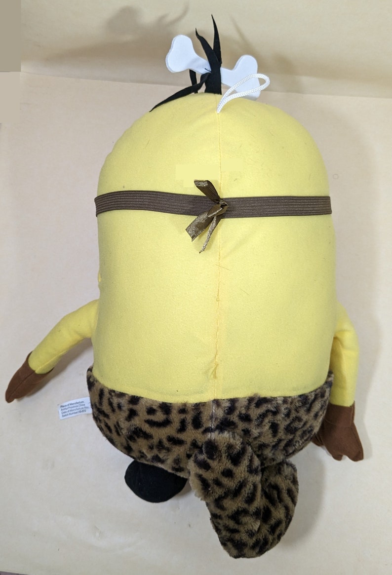 Plush Toys: 15" Despicable Me Minion Plush Stuart in Jungle Dress. - Etsy