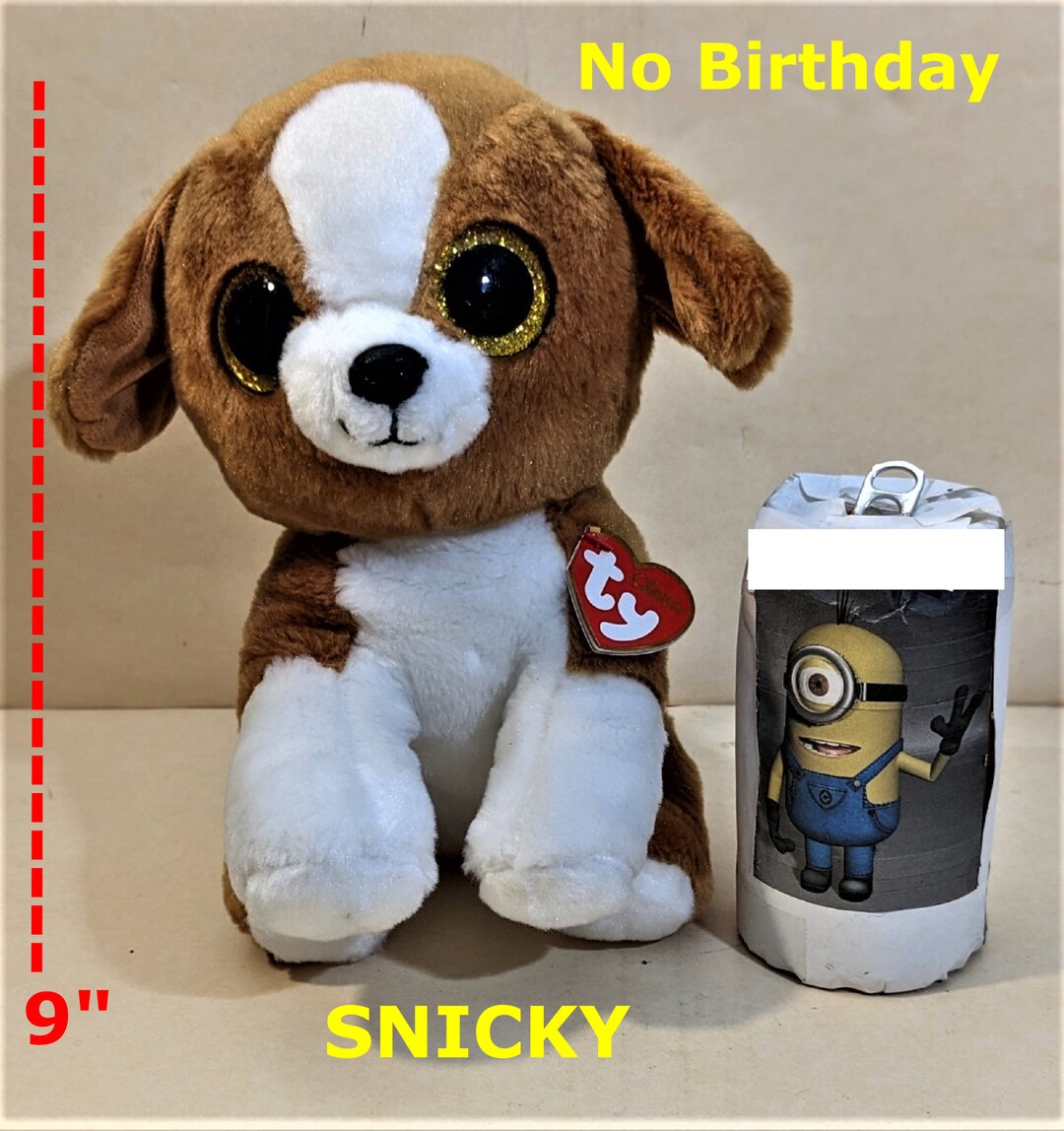 Ty Beanie Boos: the 9"snicky Beagle Dog Plush Stuffed Animal. With ...