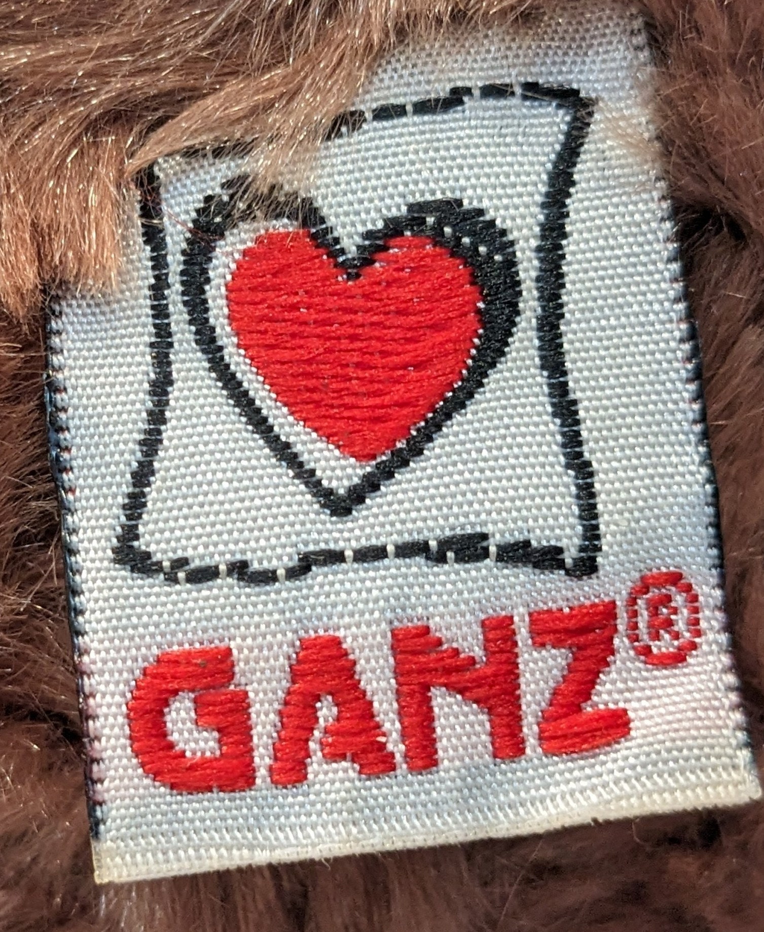 Plush Toys: Ganz Hug Me Teddy Bear 21 Plush Stuffed Animal Print Brown ...