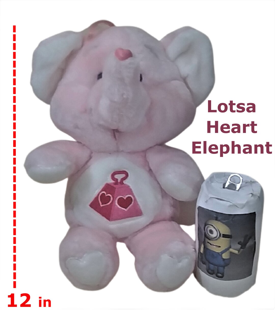 Care Bears 23: 12 Nice Vintage Rare, Care Bears Cousin LOSTA Heart ...