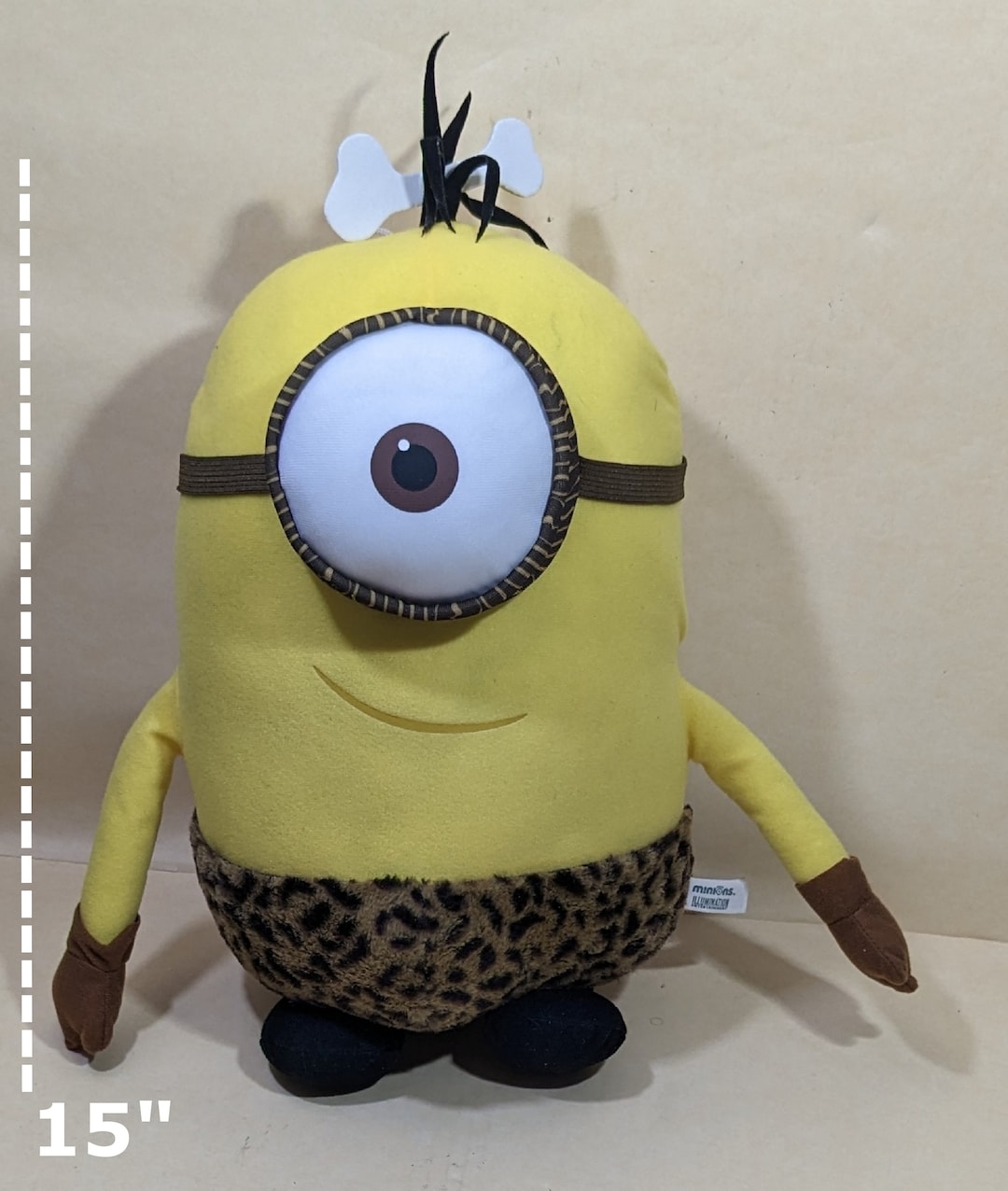 Plush Toys: 15" Despicable Me Minion Plush Stuart in Jungle Dress. - Etsy