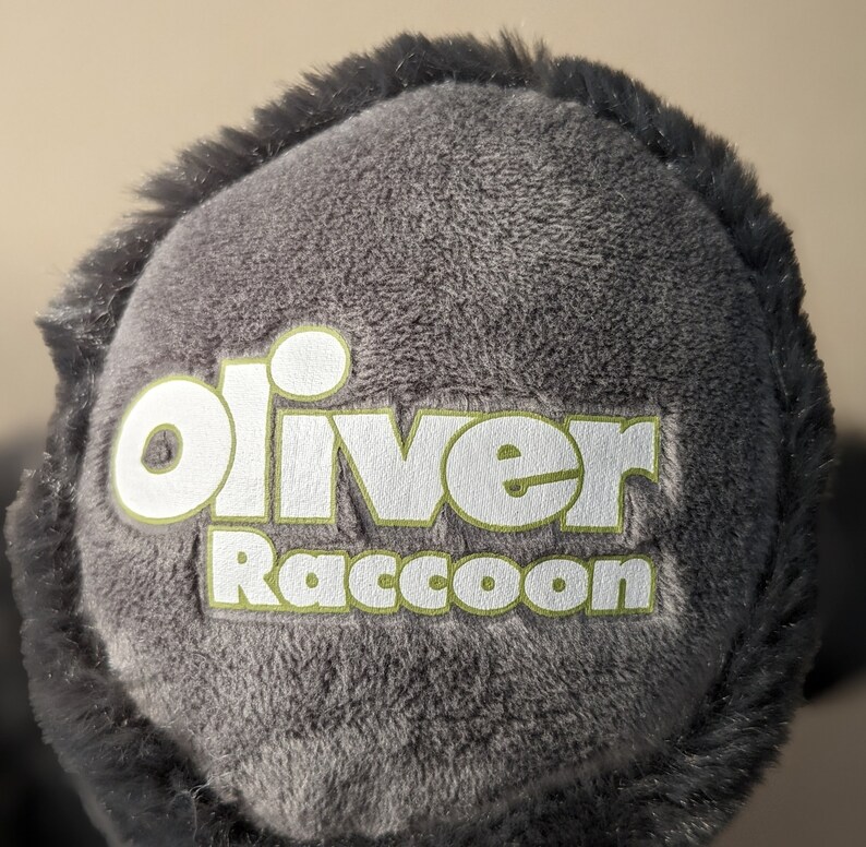 Plush Toys: Build A Bear 15" Oliver Raccoon Great Wolf Lodge Green Eyes ...