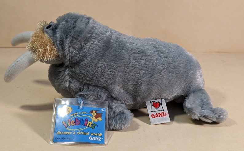 Ganz Walrus HM332 Webkinz With Tag Gray Adopt A Pet Stuffed Animal Plush - Etsy