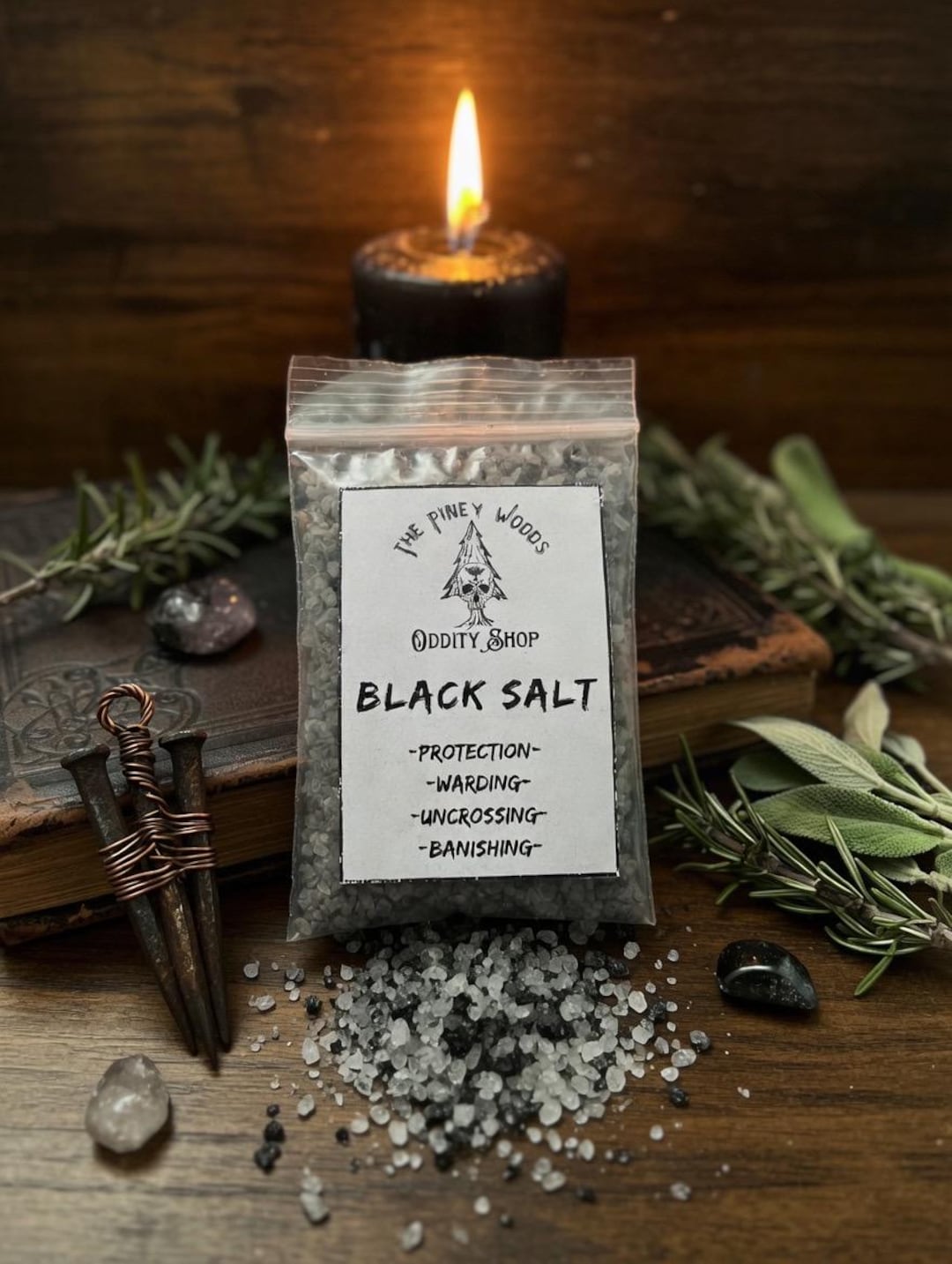 Witch’s Black Salt – Protection, Banishing, Curse Breaking, Ritual ...