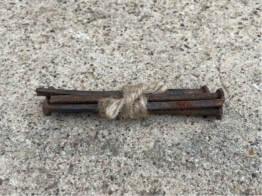 Set of 5 Coffin Nails – Iron Protection Spikes for Witchcraft, Hoodoo ...