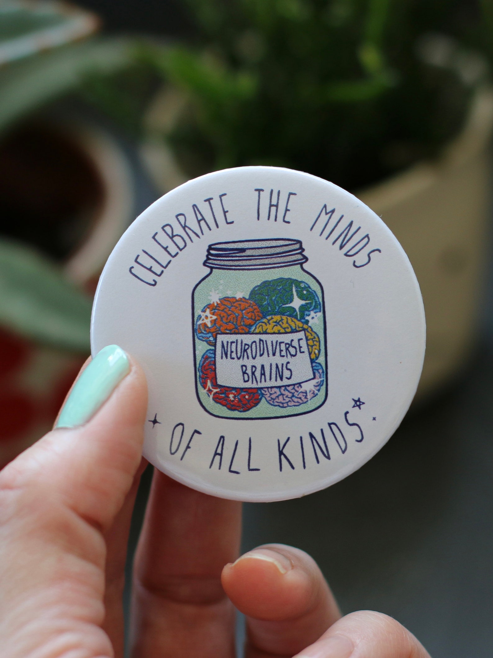 Large Badge and Magnet Set to Celebrate Neurodivergence - Etsy