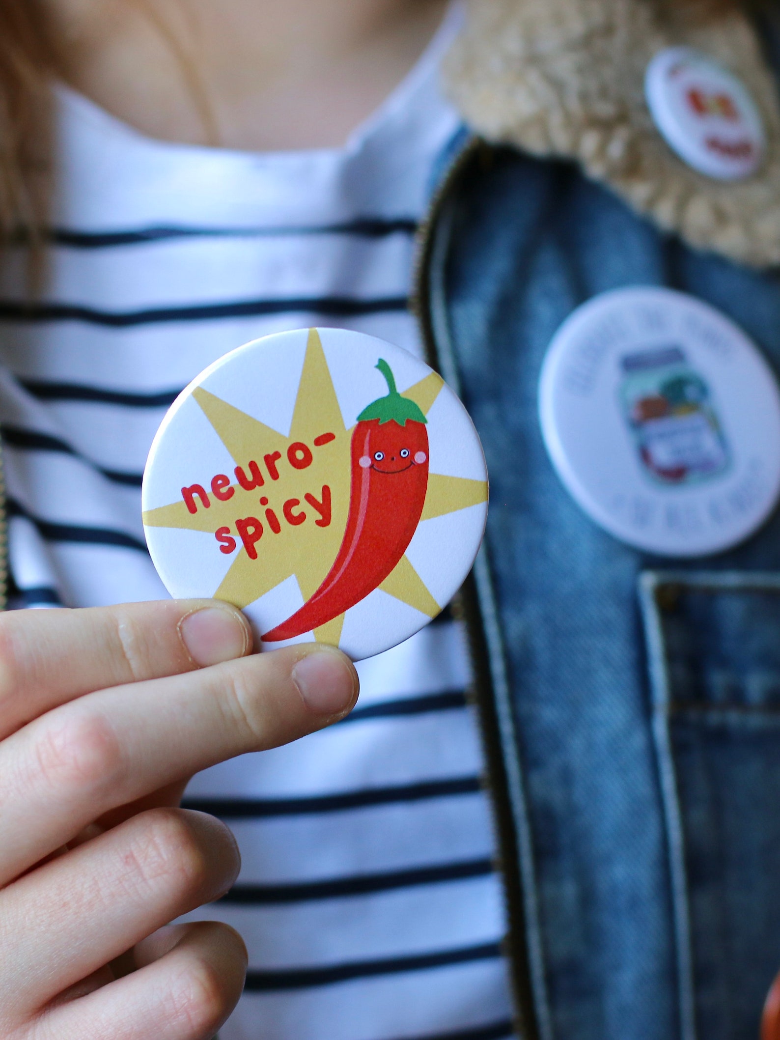 Large Badge and Magnet Set to Celebrate Neurodivergence - Etsy