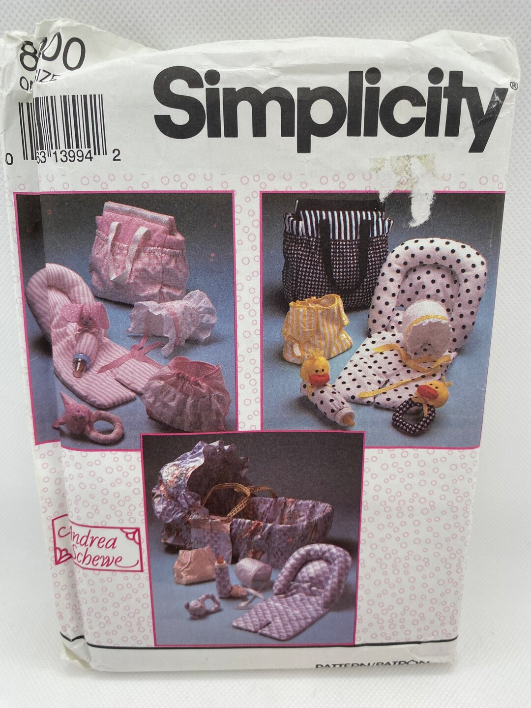 Simplicity 8400 Baby Hat and Diaper Cover/ Baby Accessories Vintage ...