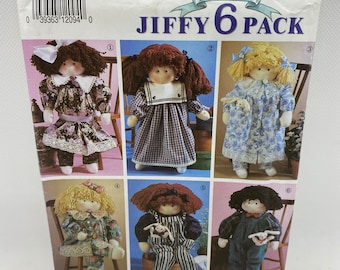 Abbie's Jiffy 6 Pack Pattern Six Adorable Teddy Bears, Clothing Boys ...