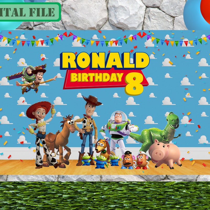 Toy Story Backdrop - Etsy