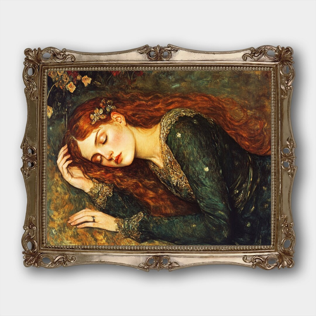 Pre Raphaelite Wall Art Digital Download Print Original Moody Gothic ...