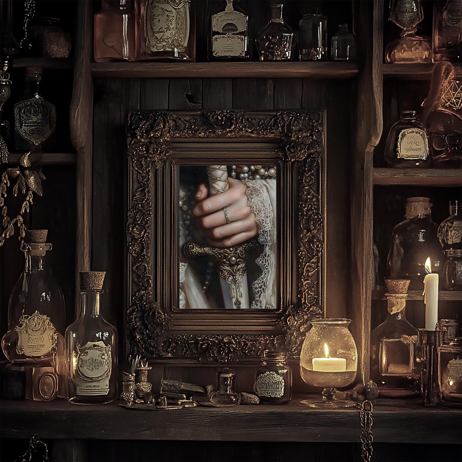 The Sword Digital Download Print Moody Victorian Painting Fine Art ...