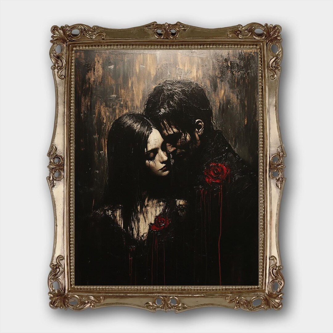 Gothic Romance Digital Download Print Original Soft Goth Fine Art ...