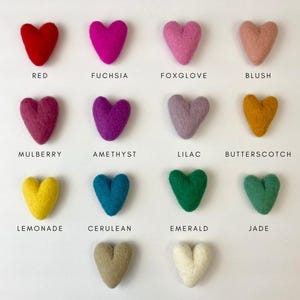 Sweetheart Felt Pick, Multiple Colors - Etsy