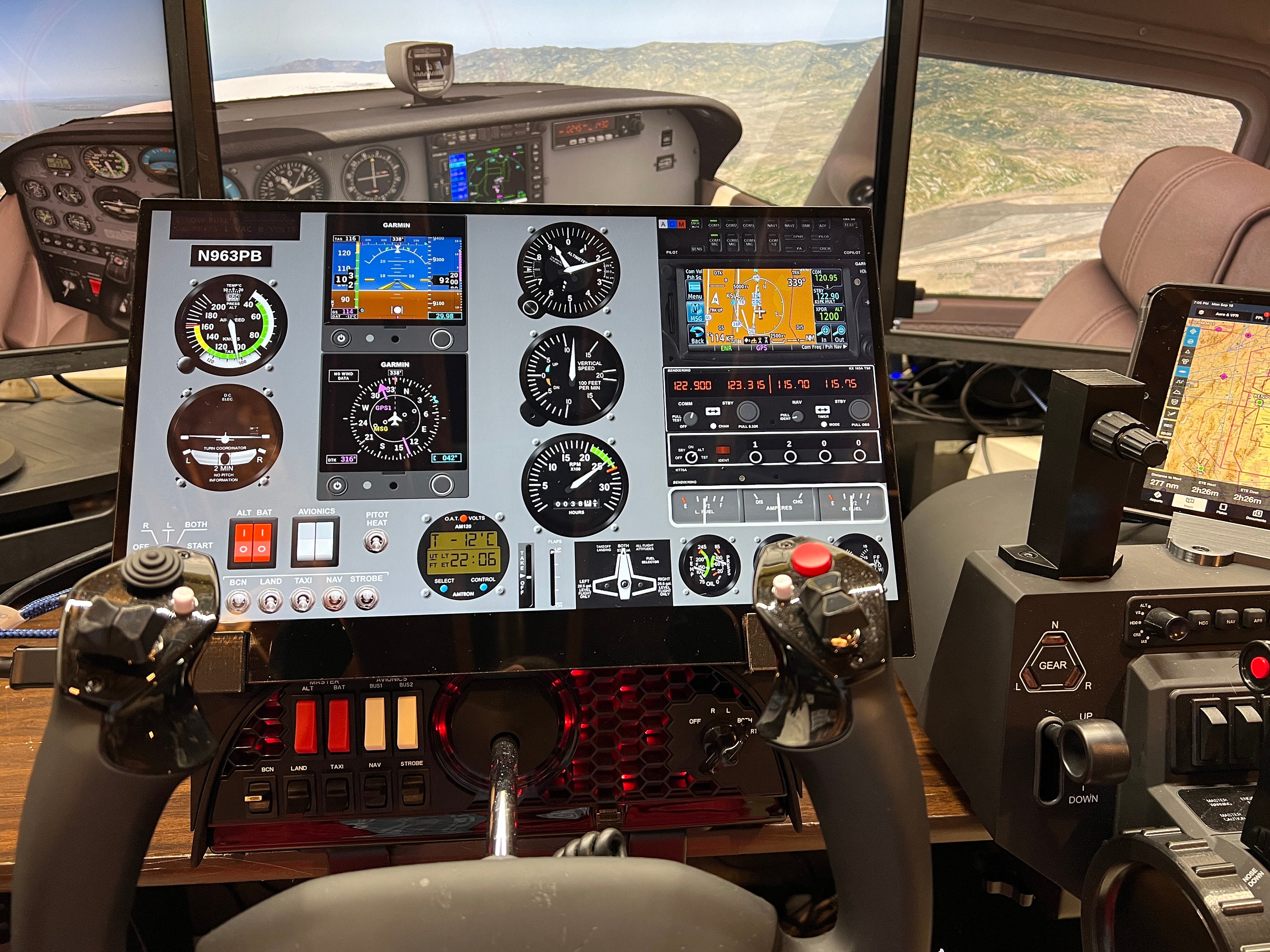 Enclosed Mount for Knobster Designed for Honeycomb Alpha Yoke and Bravo ...