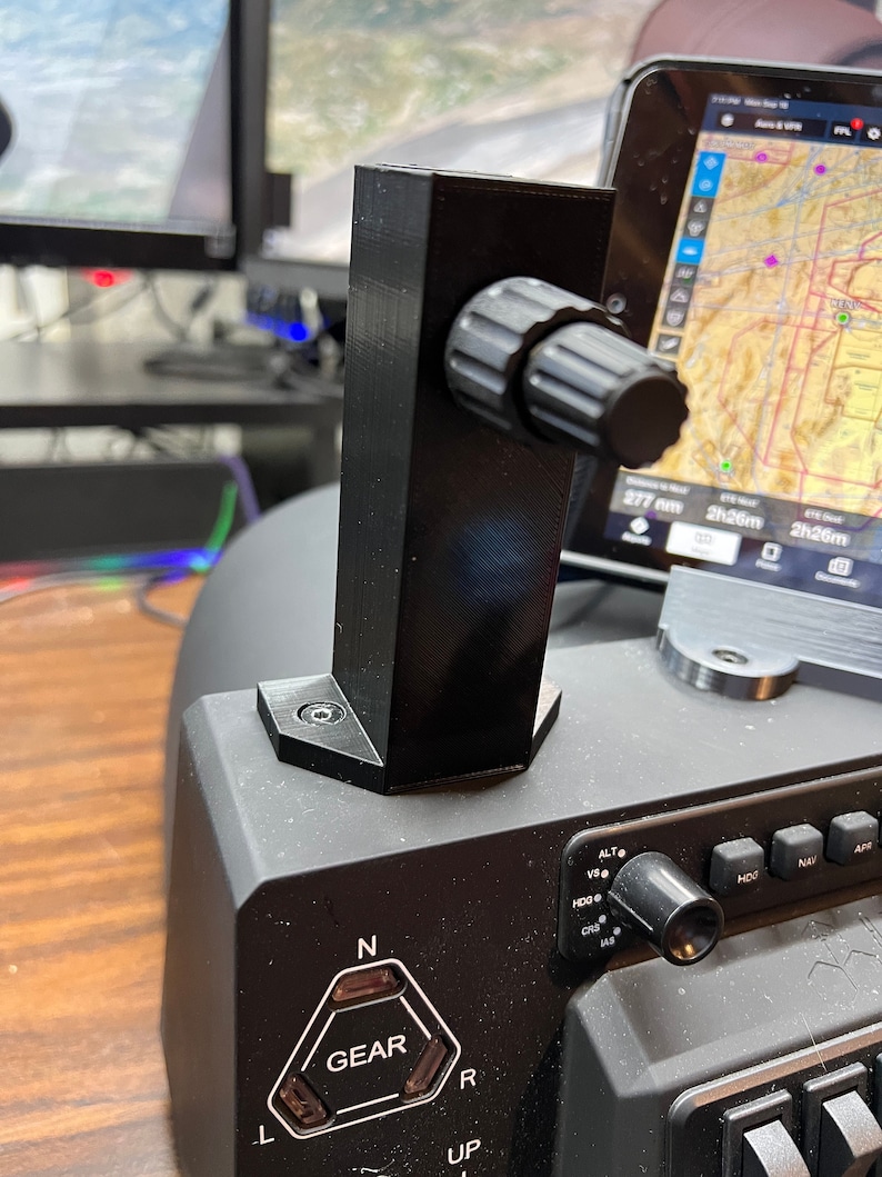 Enclosed Mount for Knobster Designed for Honeycomb Alpha Yoke and Bravo ...