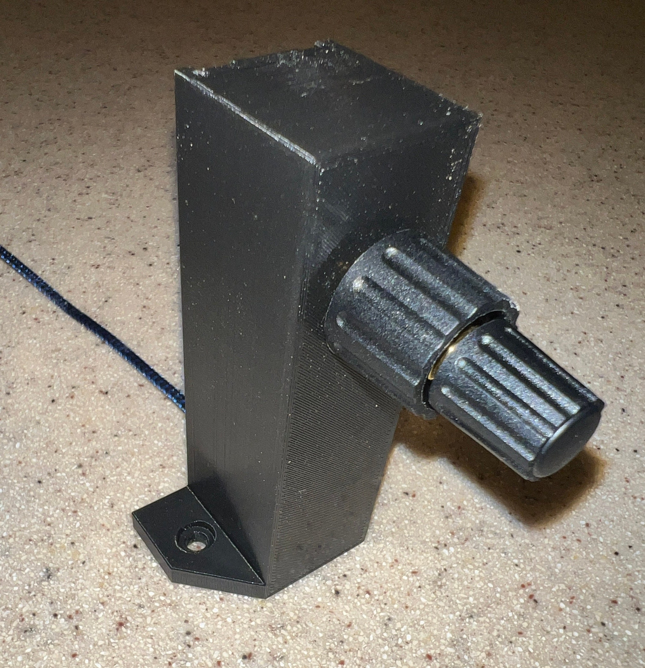 Enclosed Mount for Knobster Designed for Honeycomb Alpha Yoke and Bravo ...