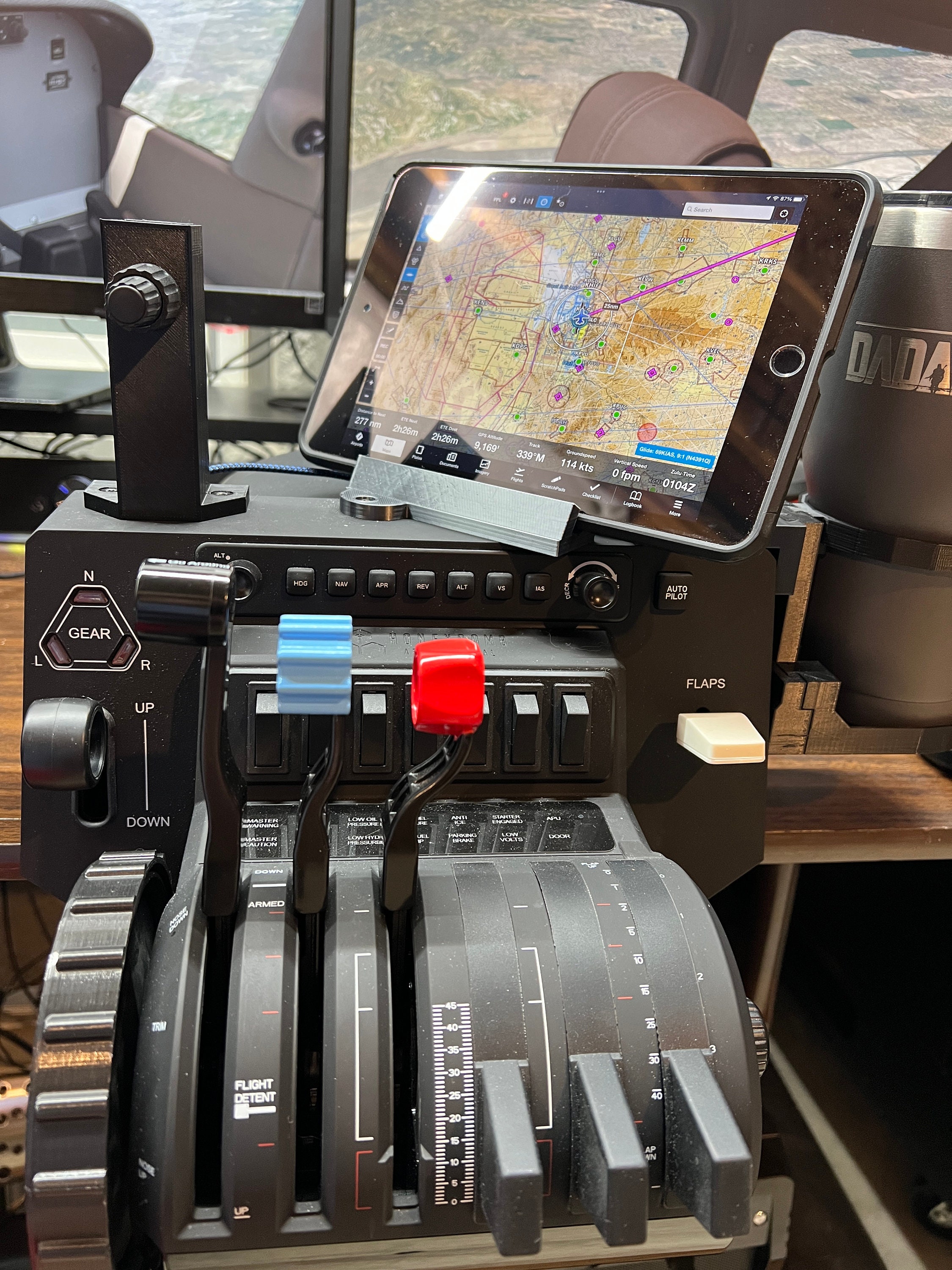 Enclosed Mount for Knobster Designed for Honeycomb Alpha Yoke and Bravo ...