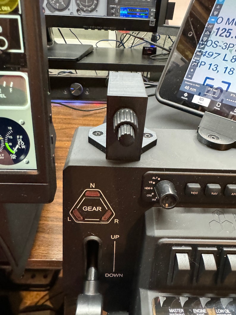 DIY Knobster W/honeycomb Mount for Honeycomb Alpha Yoke and Bravo ...