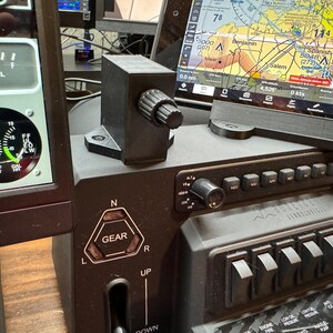 DIY Knobster W/honeycomb Mount for Honeycomb Alpha Yoke and Bravo ...